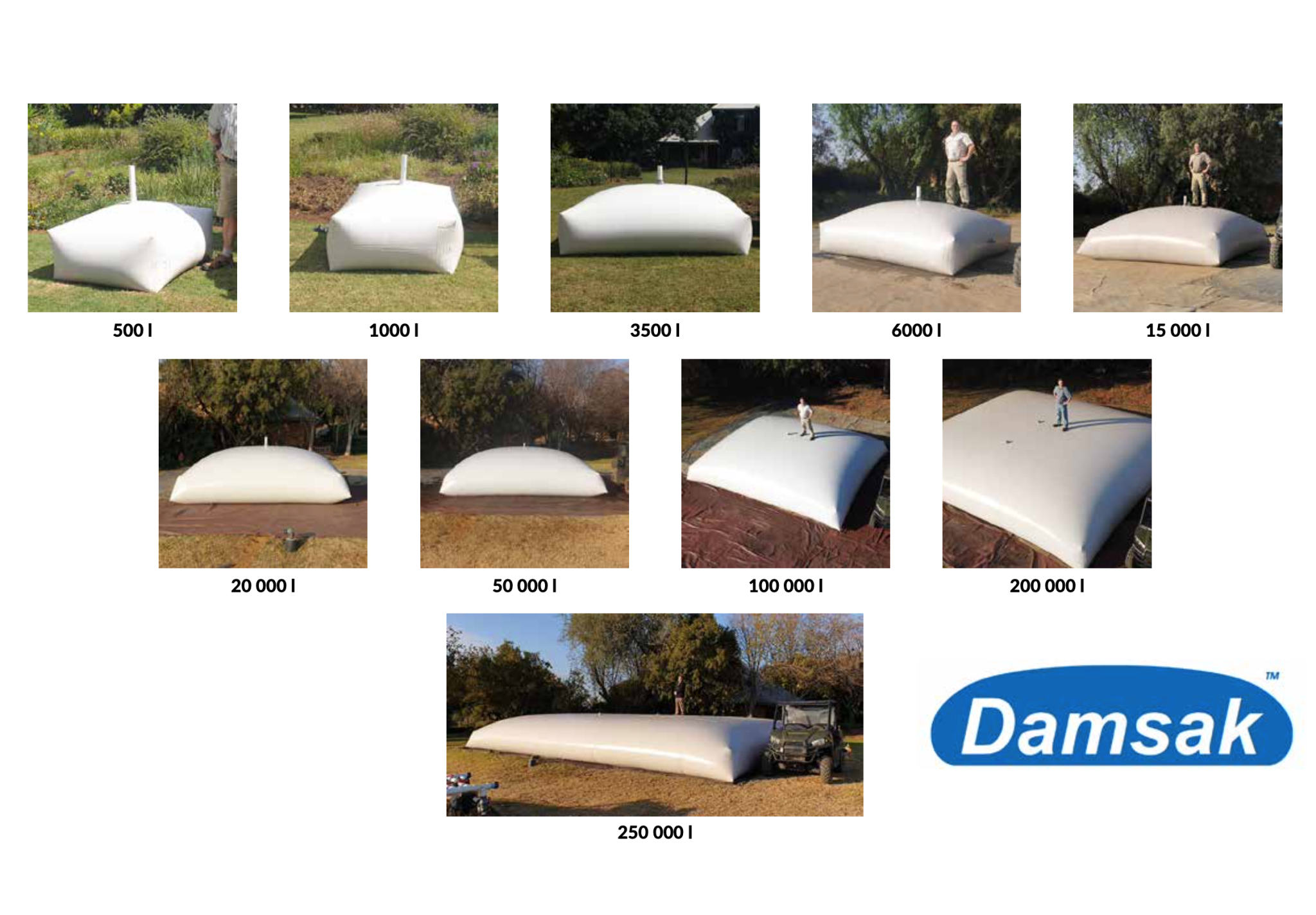 DAMSAK® Water Storage Bladders - Landpoint